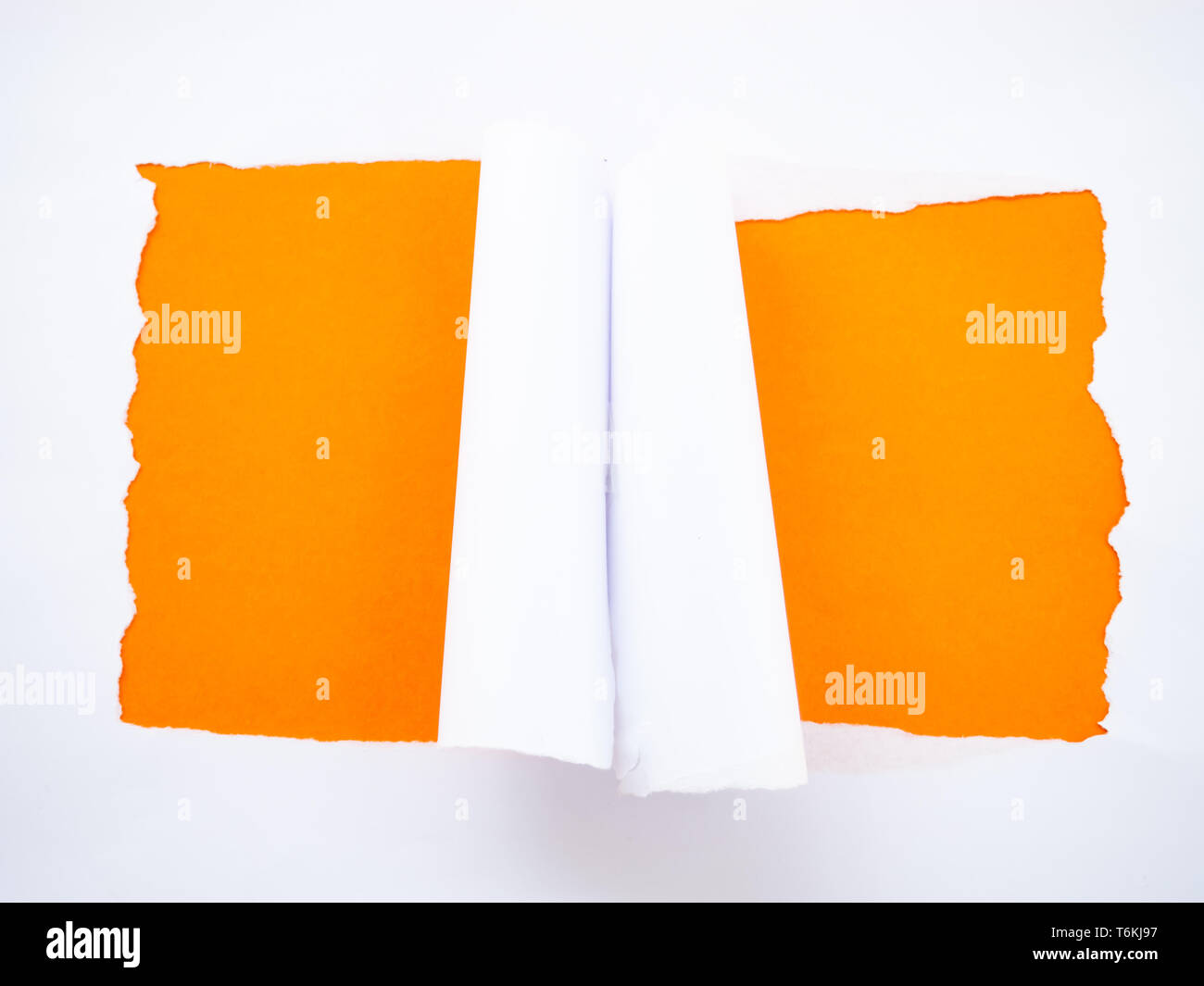 Orange creased paper background texture hi-res stock photography and ...