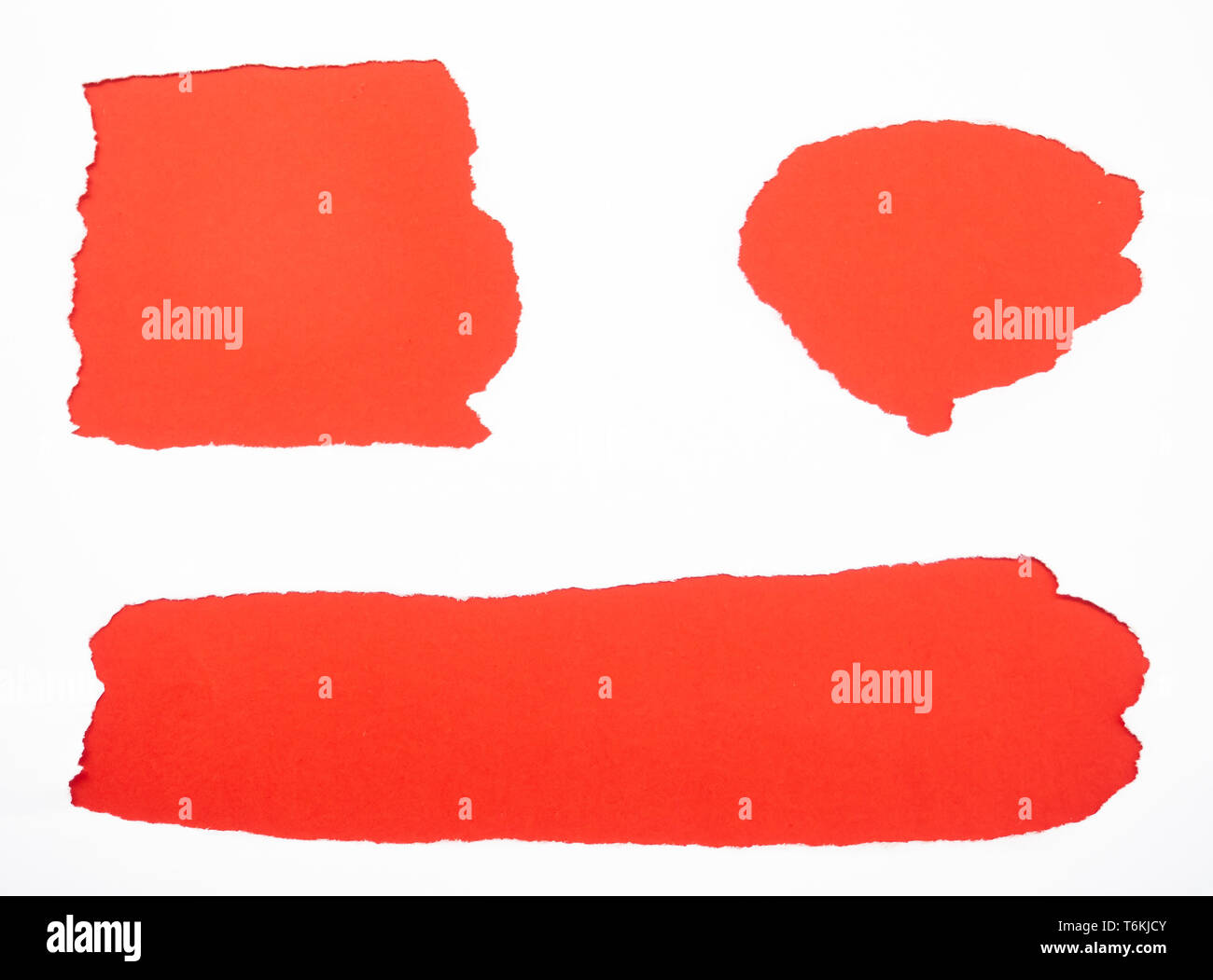 Pack empty red paper Cut Out Stock Images & Pictures - Alamy