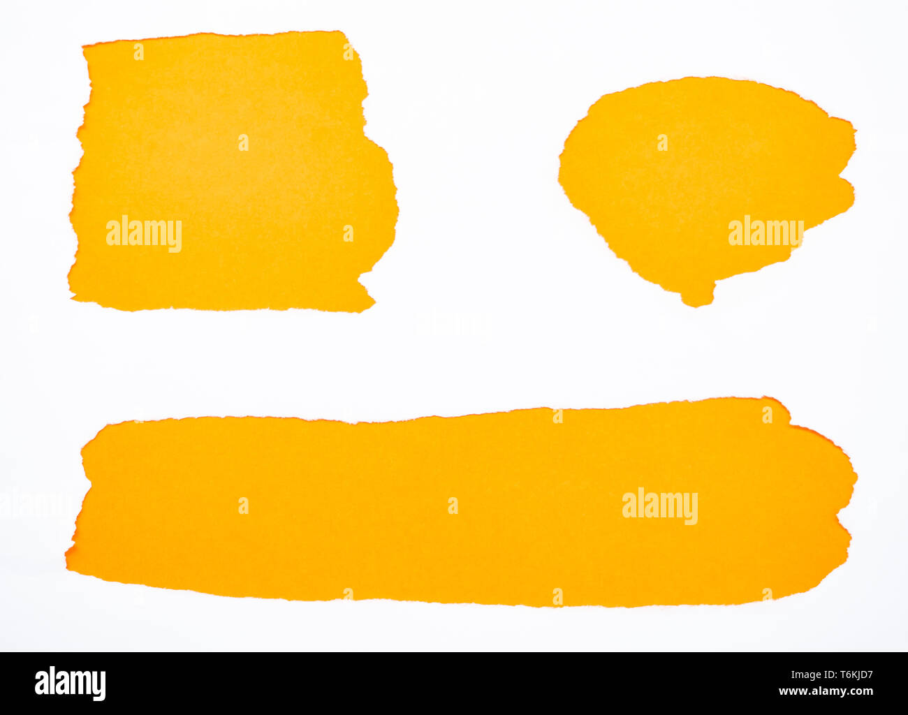 Orange torn paper hi-res stock photography and images - Alamy
