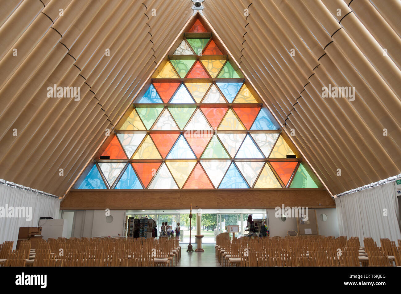 Cardboard cathedral in christchurch new hi-res stock photography and ...