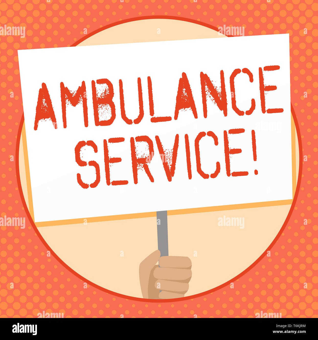 Writing note showing Ambulance Service. Business concept for emergency ...