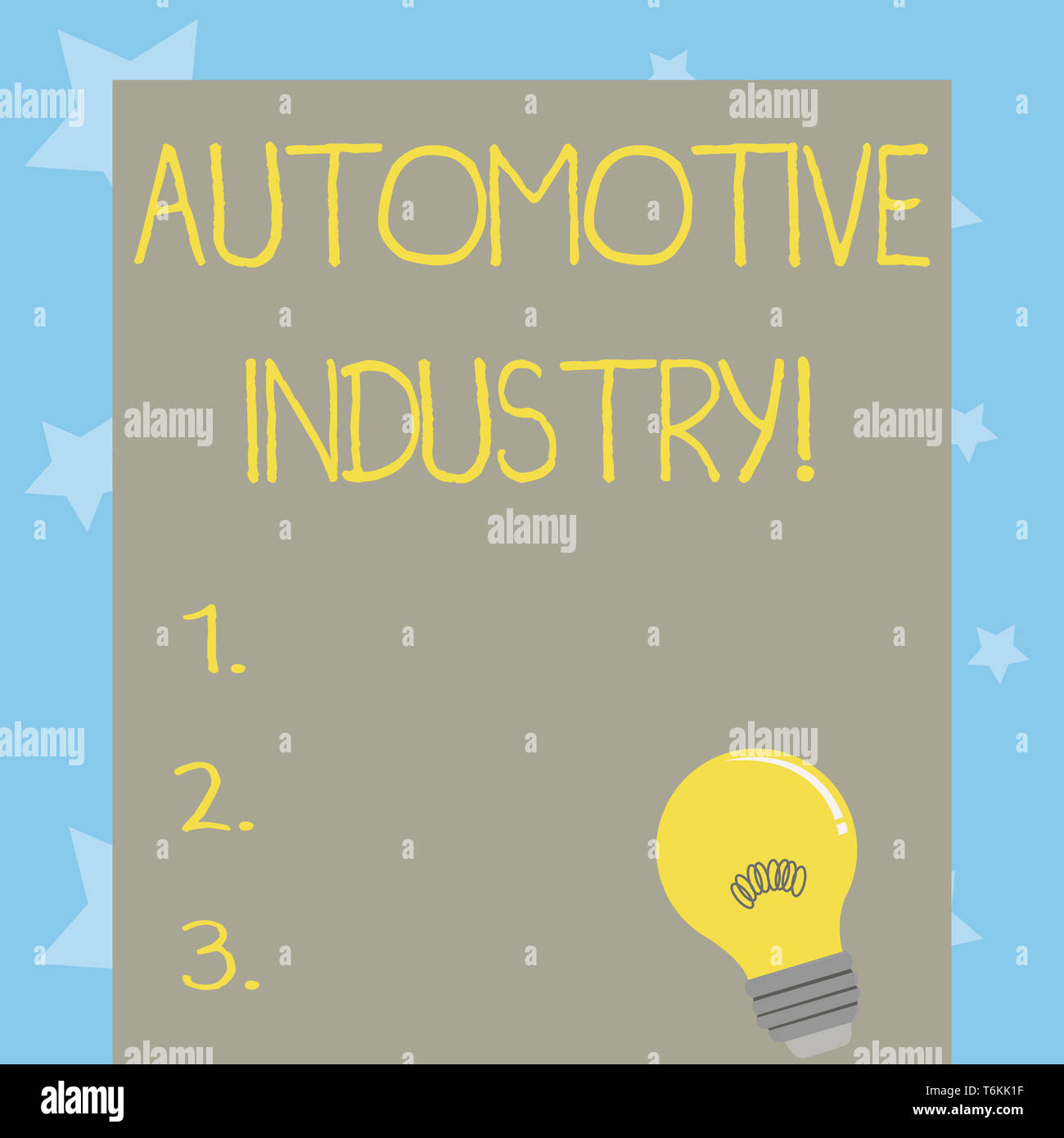 Conceptual hand writing showing Automotive Industry. Concept meaning ...