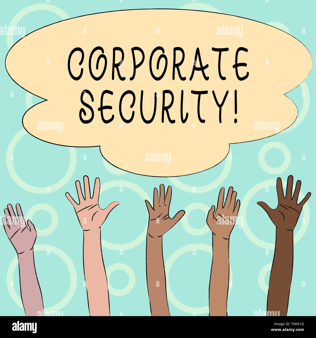 Conceptual Hand Writing Showing Corporate Security Concept Meaning Practice Of Protecting