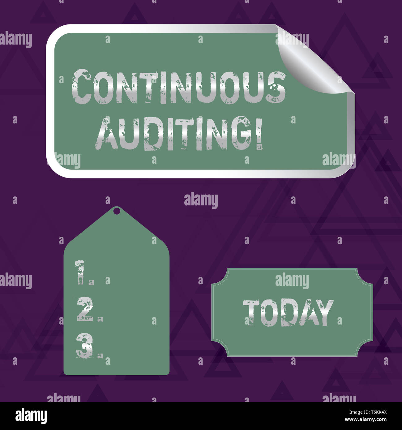 Writing note showing Continuous Auditing. Business concept for Internal ...