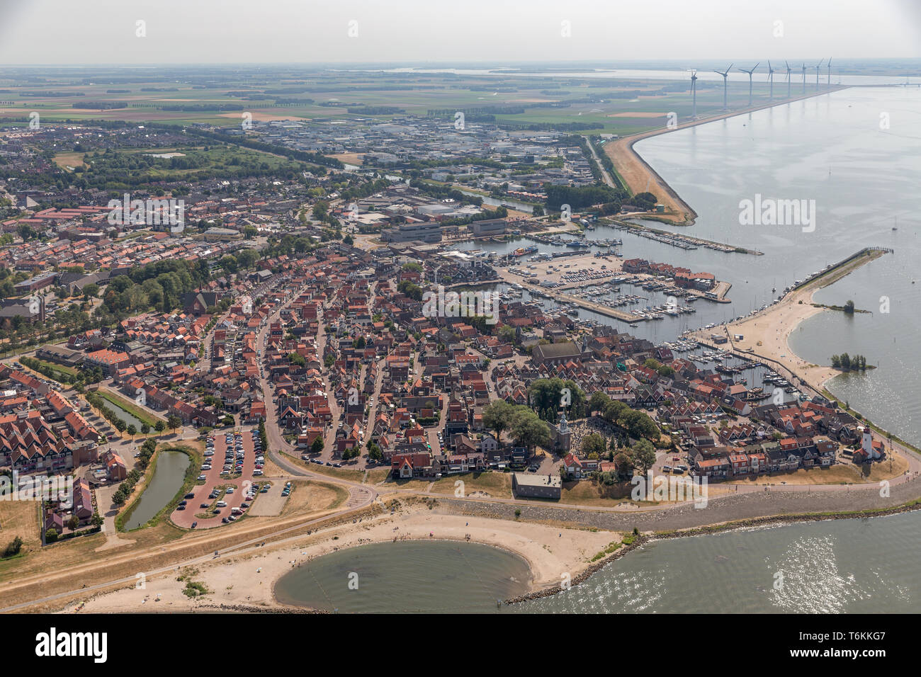 Skyline urk old fishing village hi-res stock photography and images - Alamy