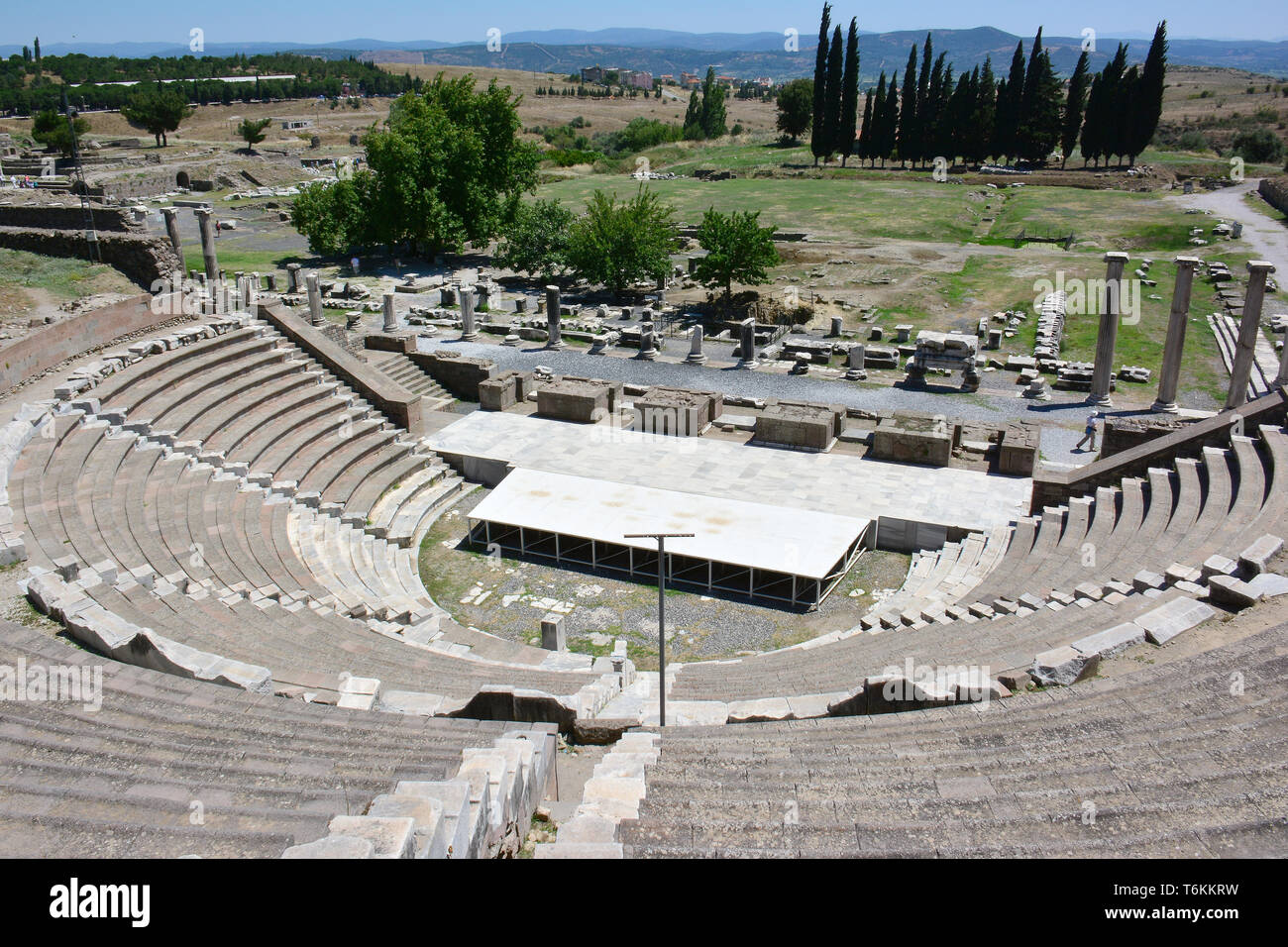 Roman Theatre at the Asklepieion, Pergamon, Pergamum, Turkey, UNESCO ...