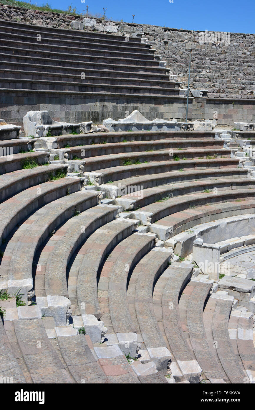 Roman Theatre at the Asklepieion, Pergamon, Pergamum, Turkey, UNESCO ...
