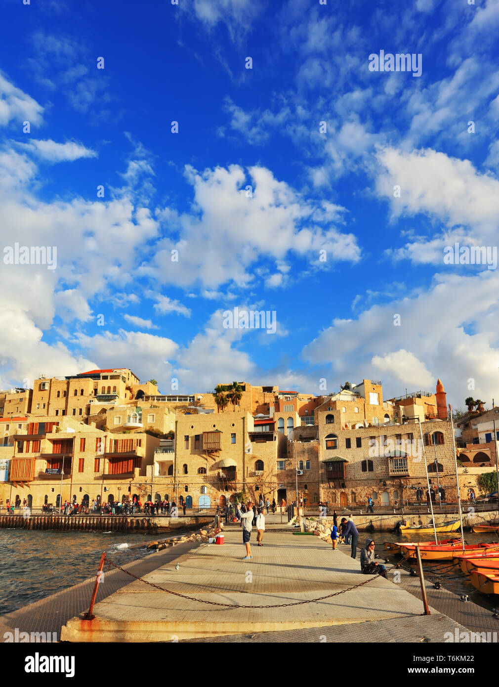 The ancient port of Old Jaffa Stock Photo - Alamy