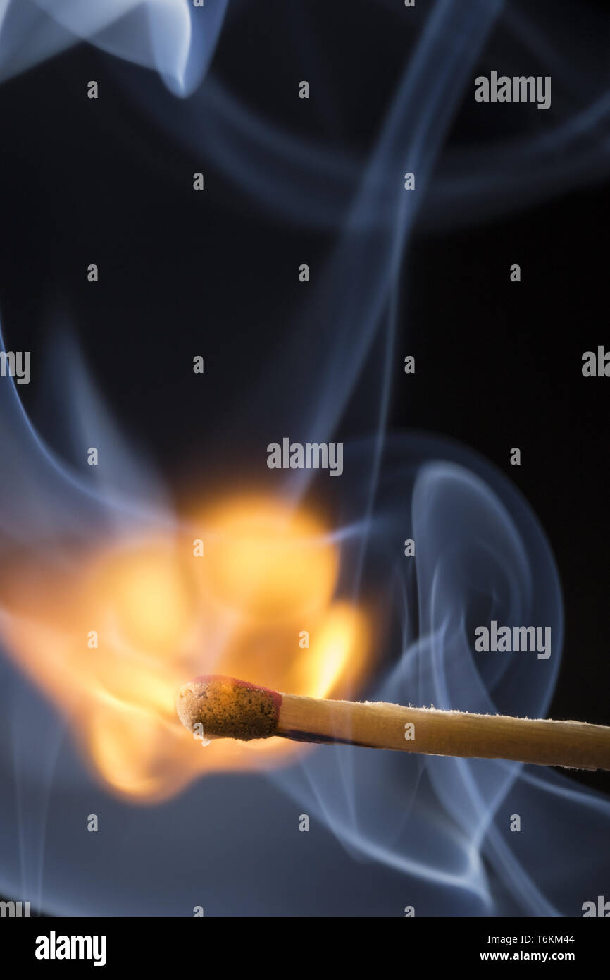 Fire and smoke Stock Photo - Alamy