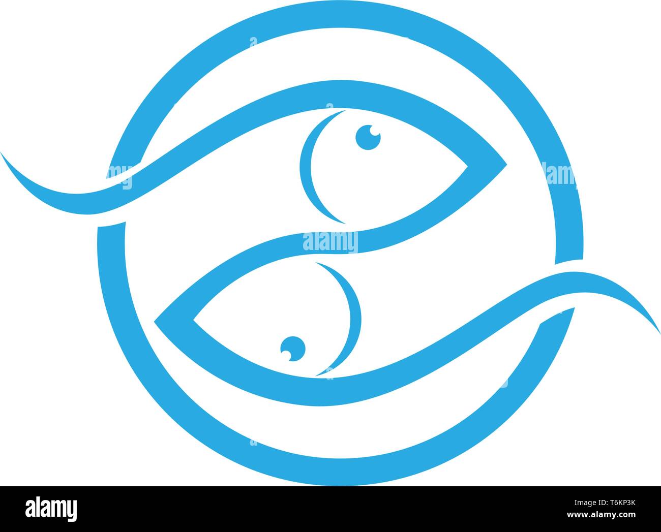 Fish logo template. Creative vector symbol Stock Vector Image & Art - Alamy