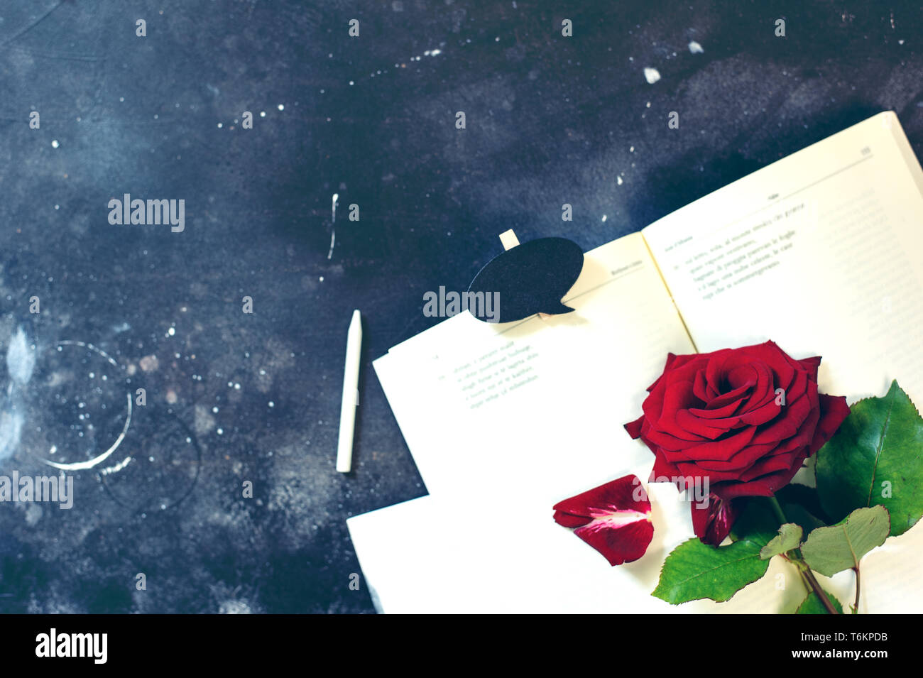 Rose book cover hi-res stock photography and images - Alamy