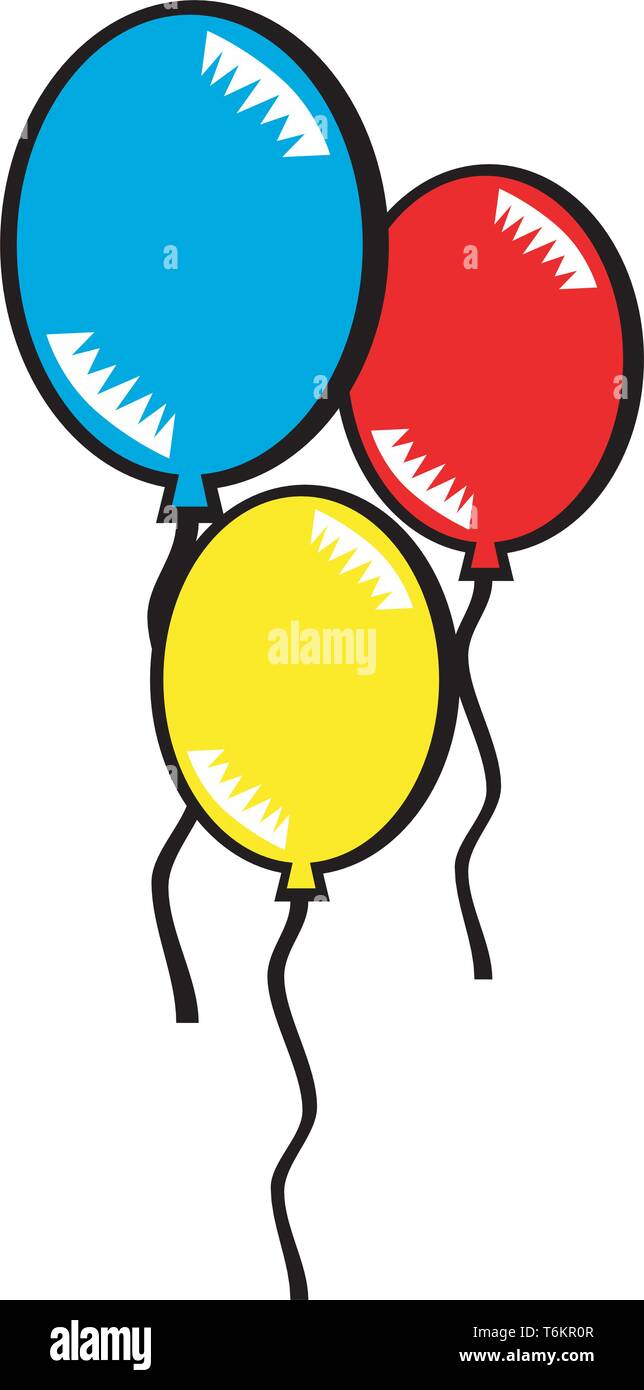 Balloons Vector Illustration Stock Vector Image & Art - Alamy