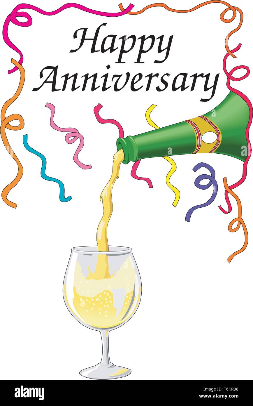 Marriage champagne Stock Vector Images - Alamy