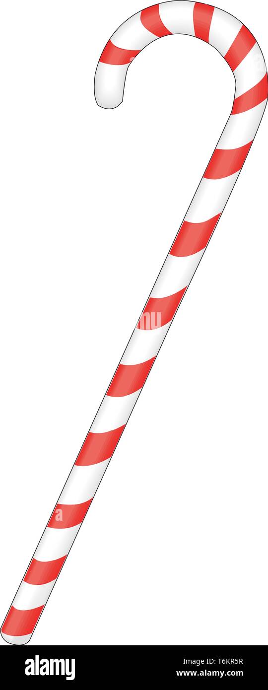 Candy Cane Vector Illustration Stock Vector Image & Art - Alamy