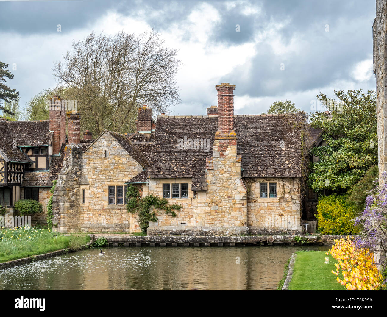 Hever Castle cottages in the grounds of the castle in Kent near ...