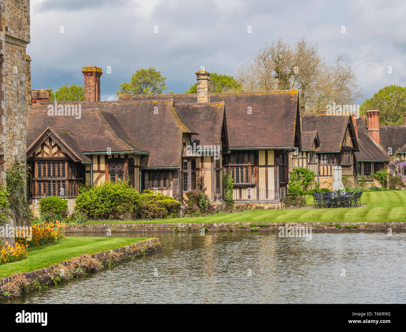 Hever Castle cottages in the grounds of the castle in Kent near ...