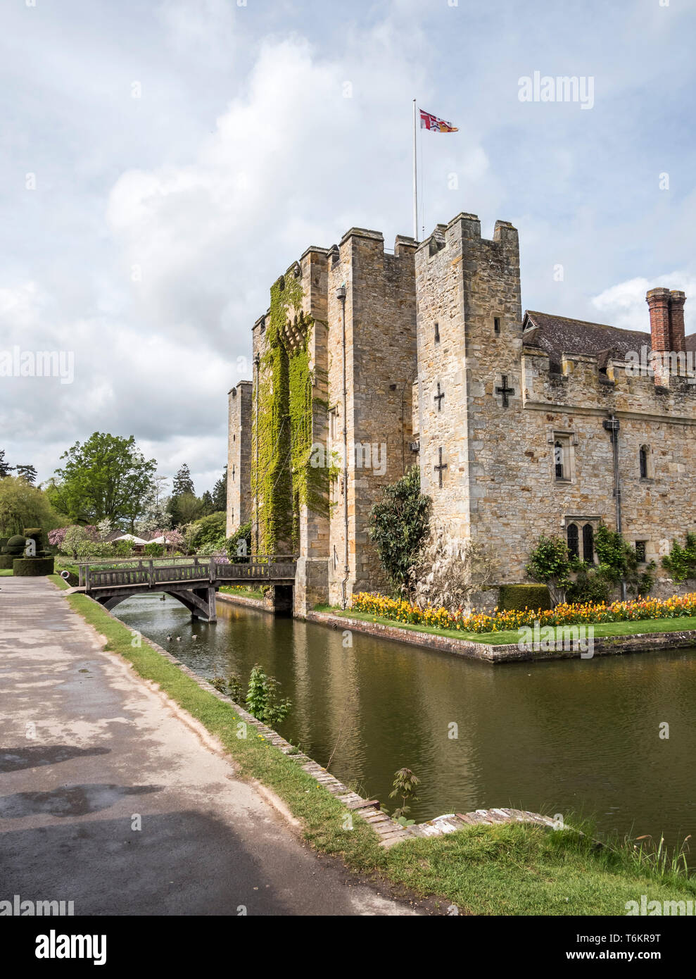 Hever Castle and grounds in Kent near Edenbridge, ancestral home of ...