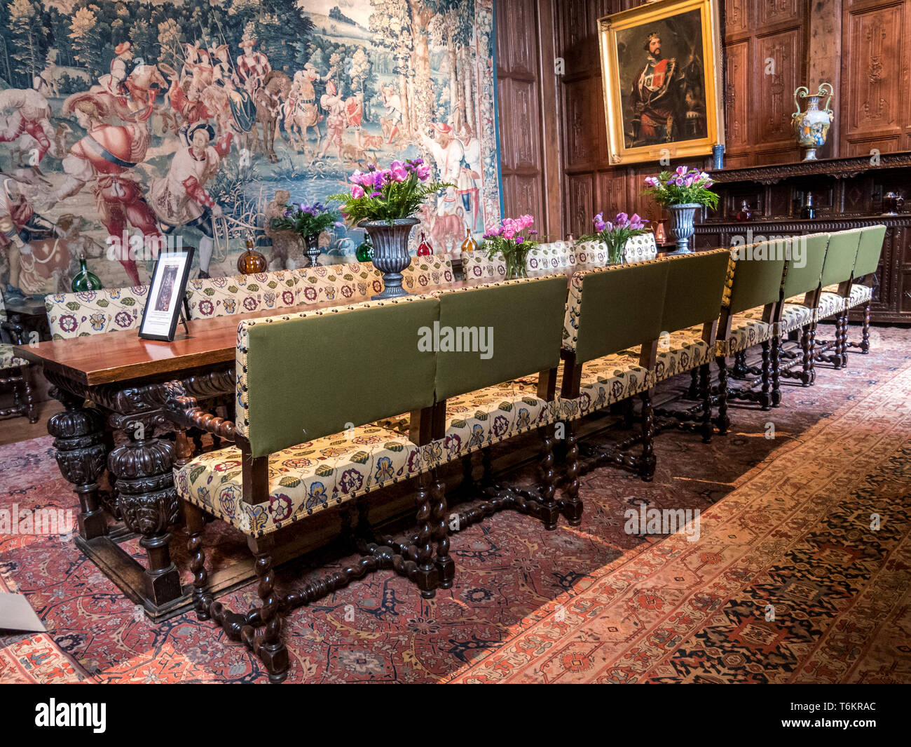 Hever Castle Kent Interior High Resolution Stock Photography and Images ...