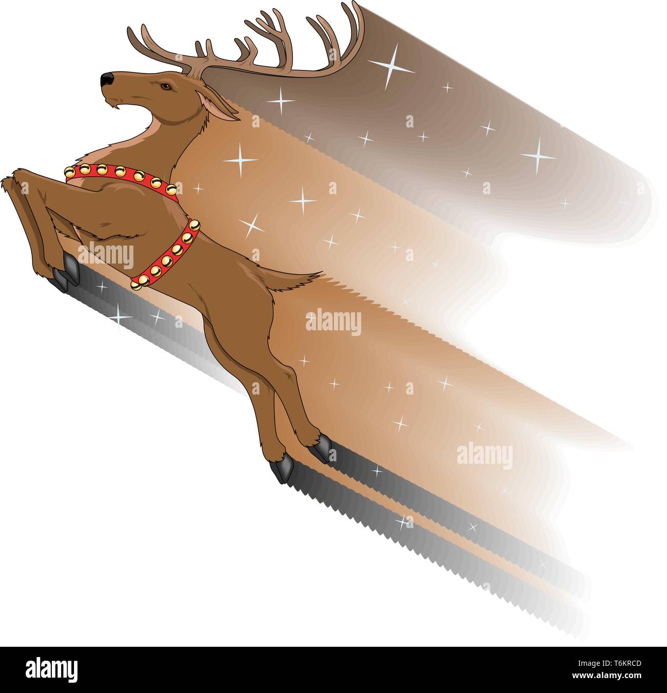 Reindeer Vector Illustration Stock Vector Image & Art - Alamy