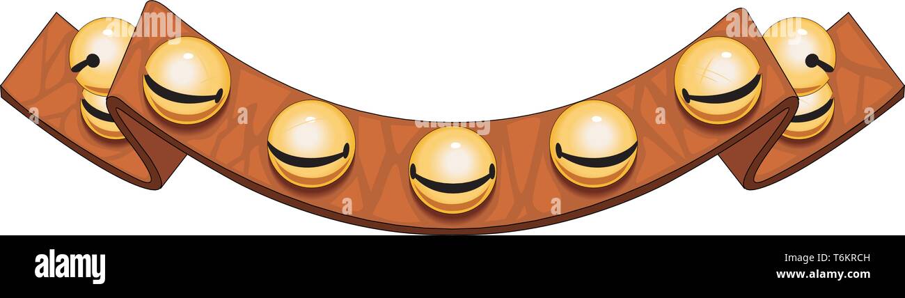 Sleigh Bells Vector Illustration Stock Vector Image & Art - Alamy