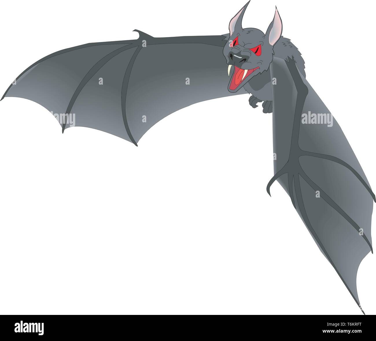 Bat Vector Illustration Stock Vector Image & Art - Alamy