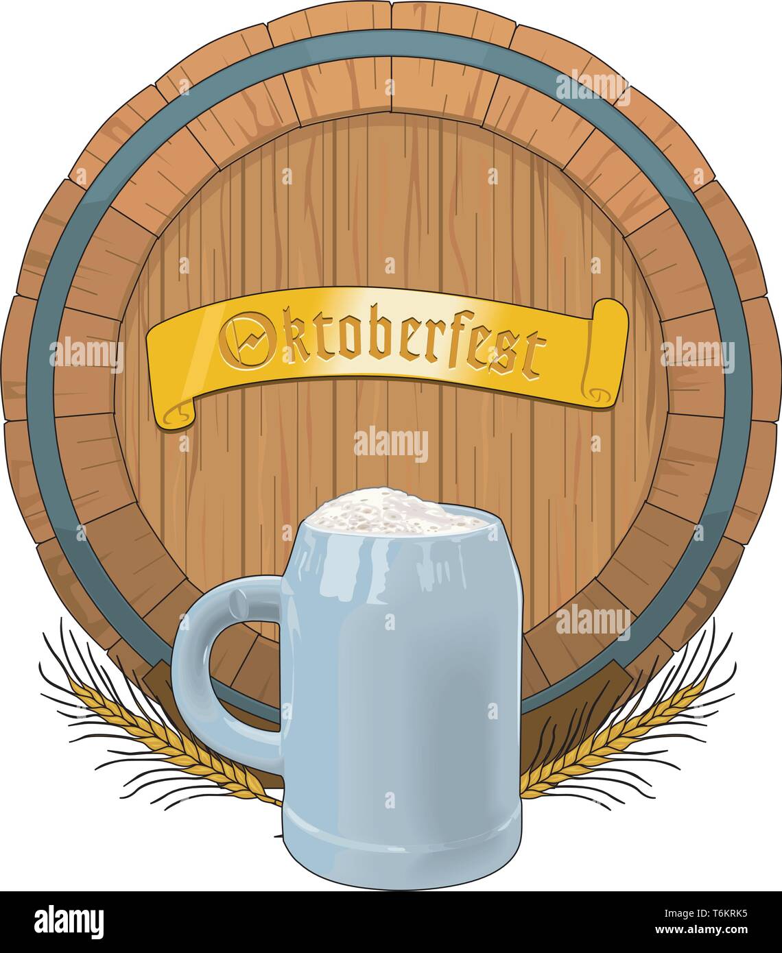 Oktoberfest Vector Illustration Stock Vector Image & Art - Alamy