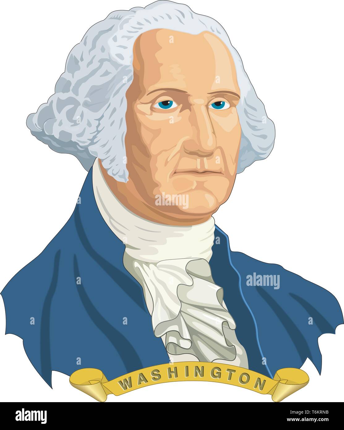 George Washington Vector Illustration Stock Vector Image & Art - Alamy