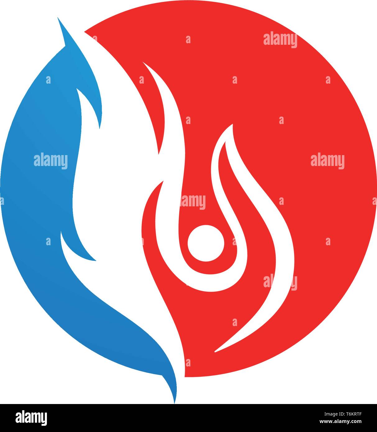 fire flame hot logo vector illustration Stock Vector Image & Art - Alamy
