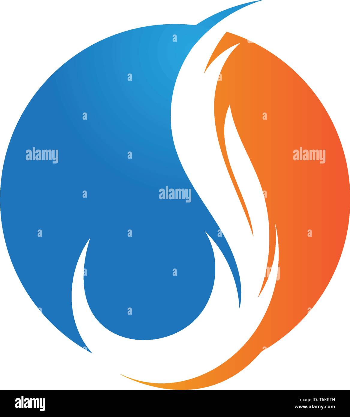 fire flame hot logo vector illustration Stock Vector Image & Art - Alamy
