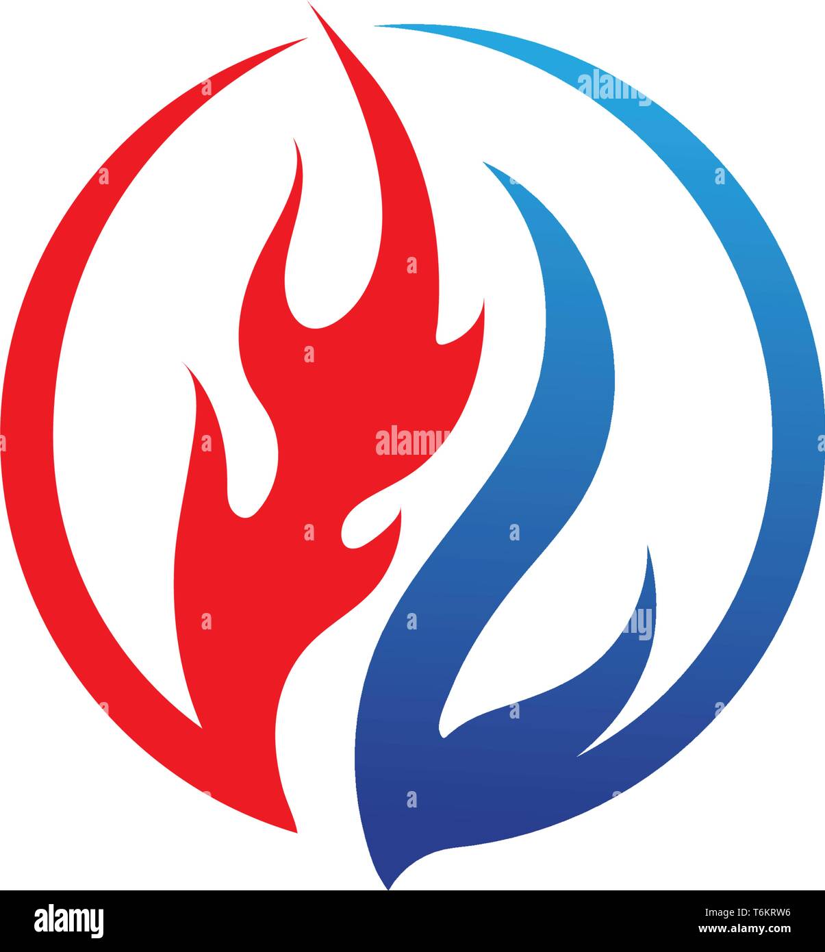 fire flame hot logo vector illustration Stock Vector Image & Art - Alamy