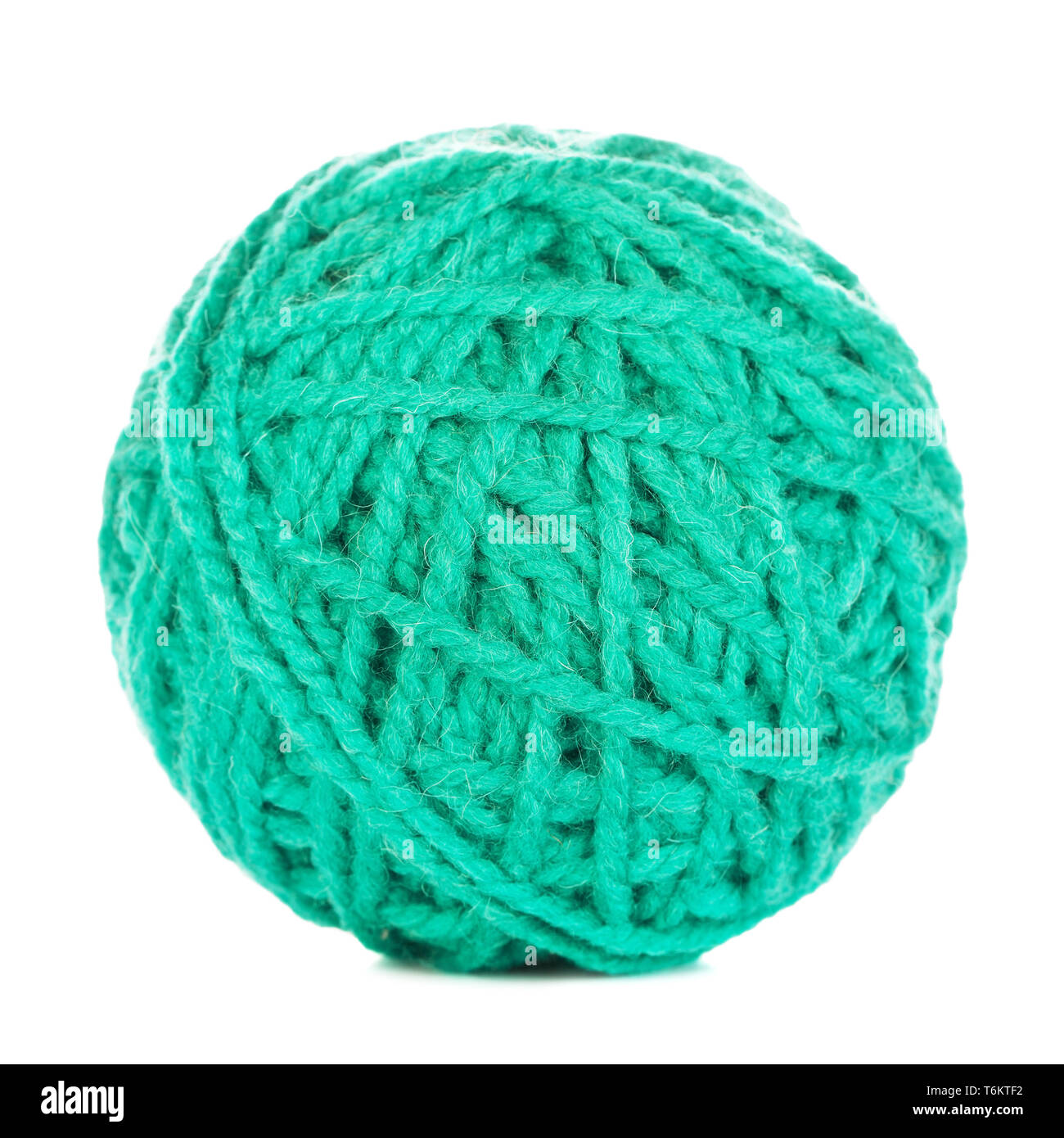 Green Yarn Ball Stock Photo - Alamy