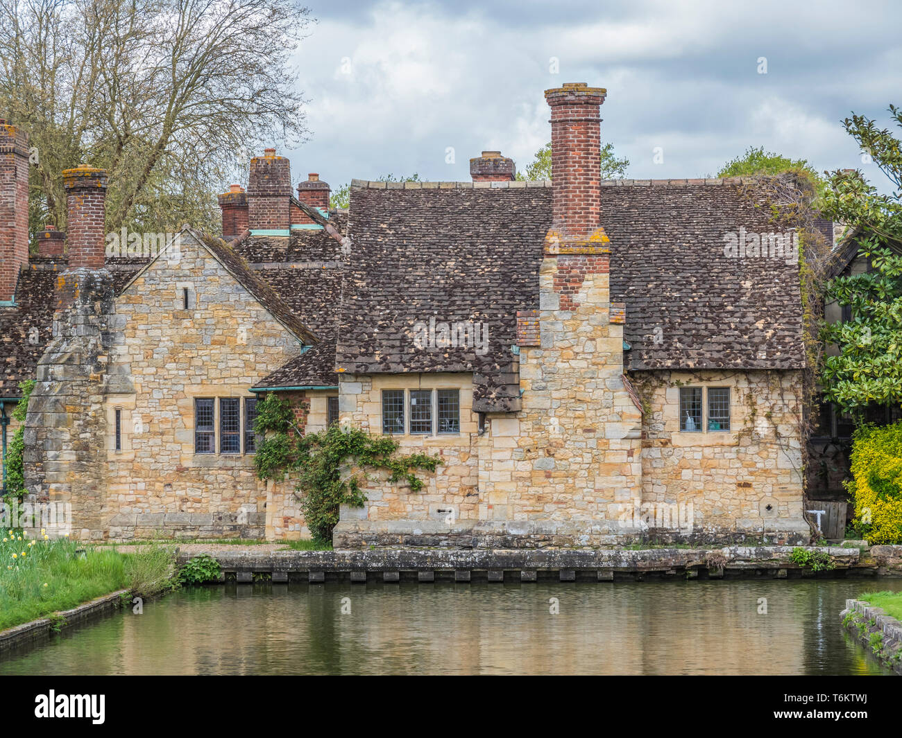 Hever Castle cottages in the grounds of the castle in Kent near ...