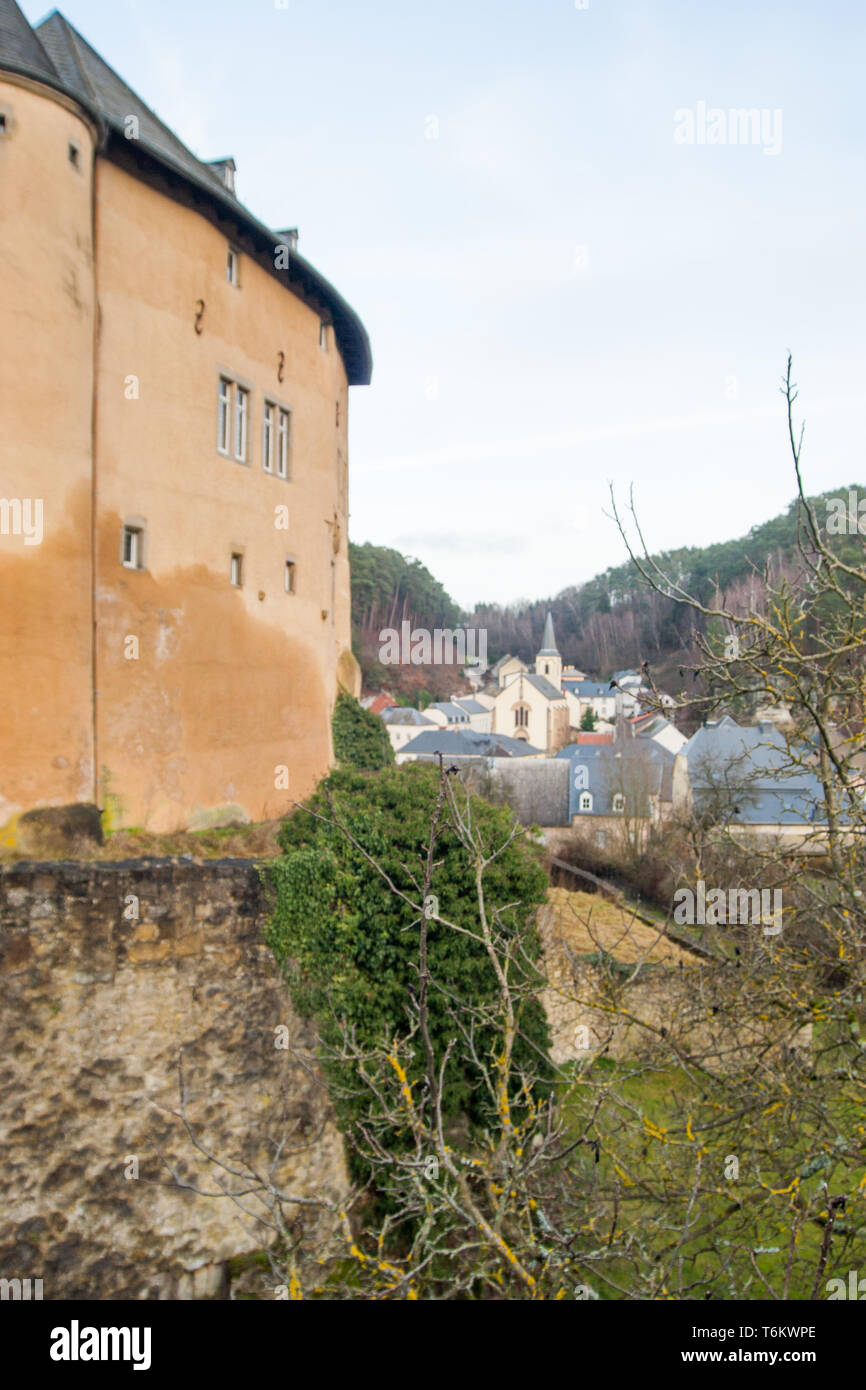 Castle in Bourglinster Stock Photo - Alamy