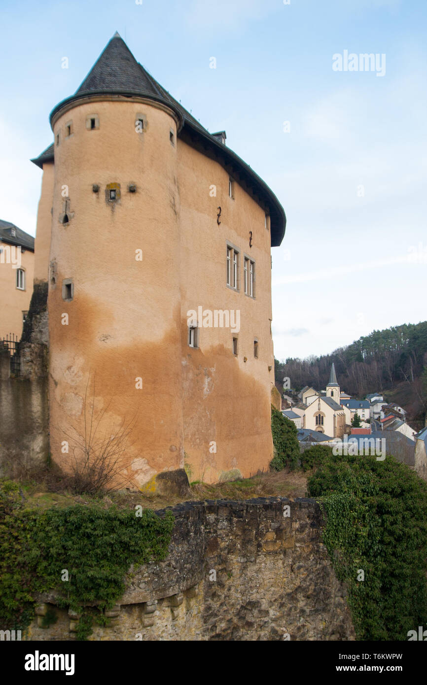 Castle in Bourglinster Stock Photo - Alamy