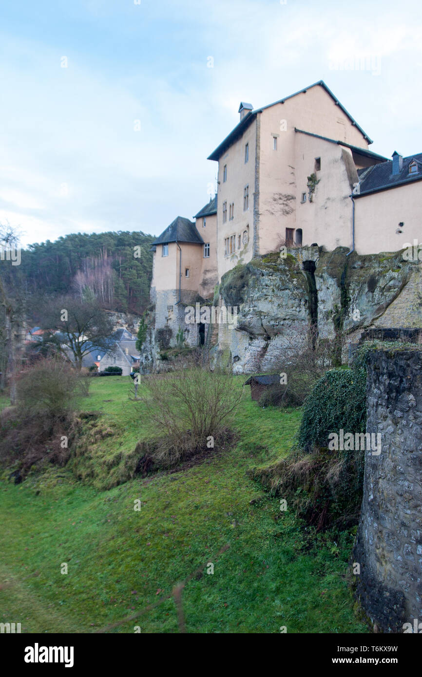 Castle in Bourglinster Stock Photo - Alamy