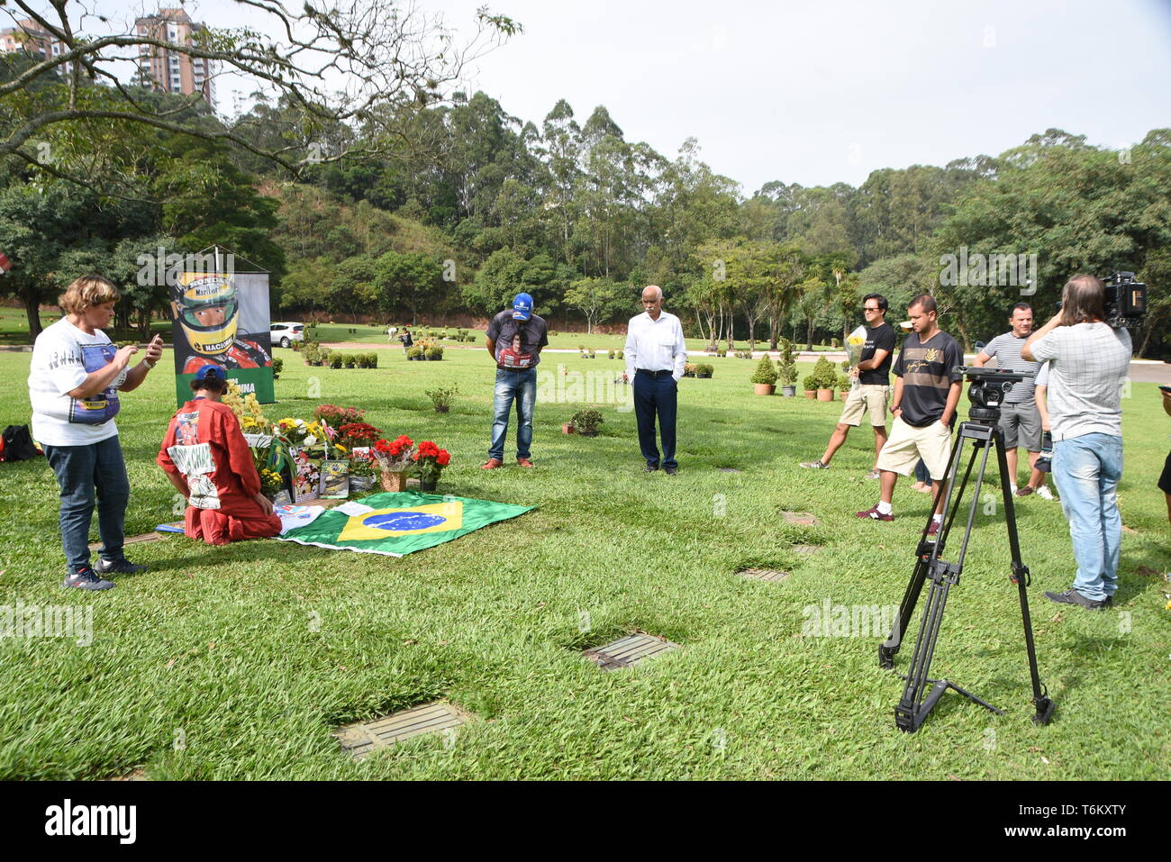 Tomb ayrton senna hi-res stock photography and images - Alamy