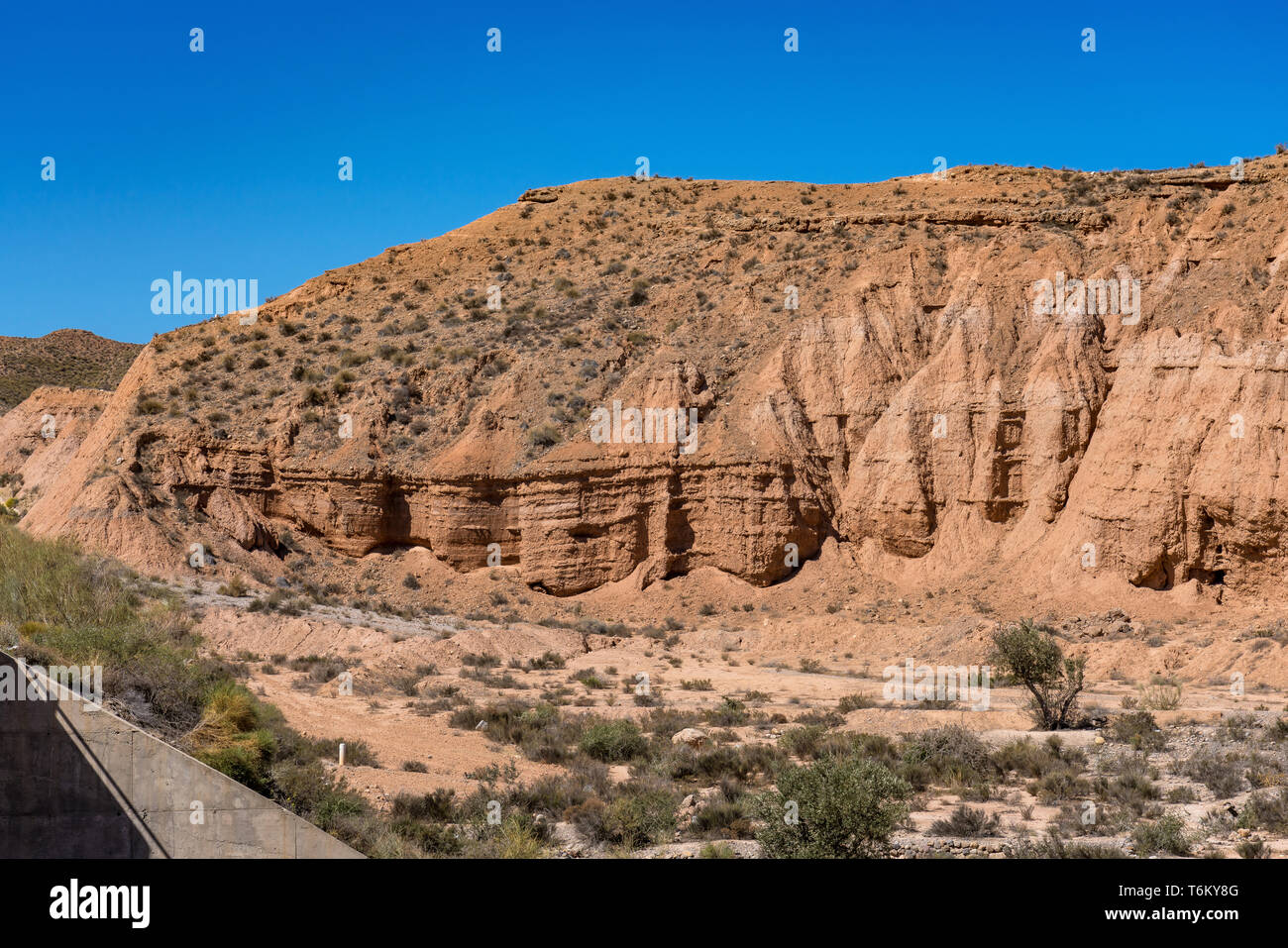 Tabernas desert, in spanish Desierto de Tabernas, Andalusia, Spain ...