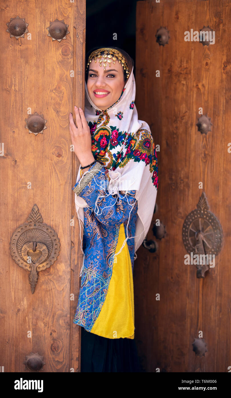 Woman in traditional iranian village hi-res stock photography and ...
