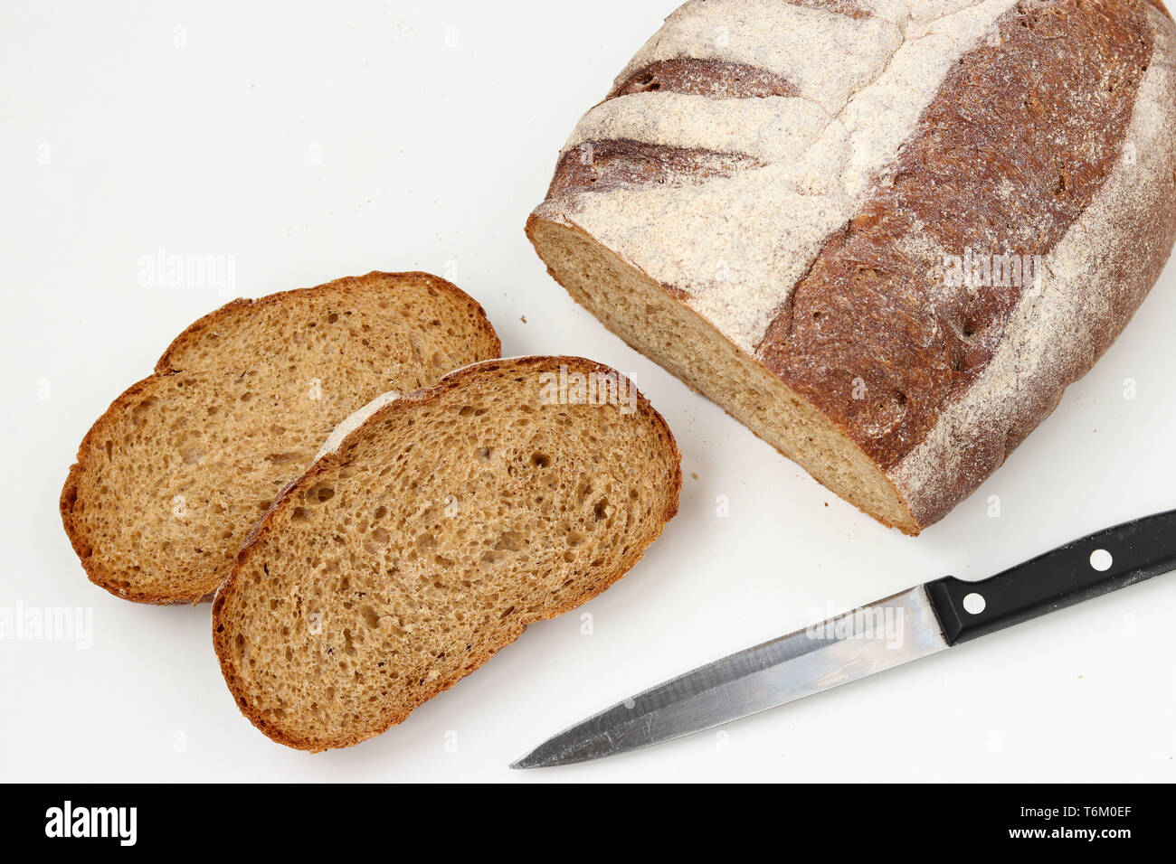 Whole grain flour bread hi-res stock photography and images - Alamy
