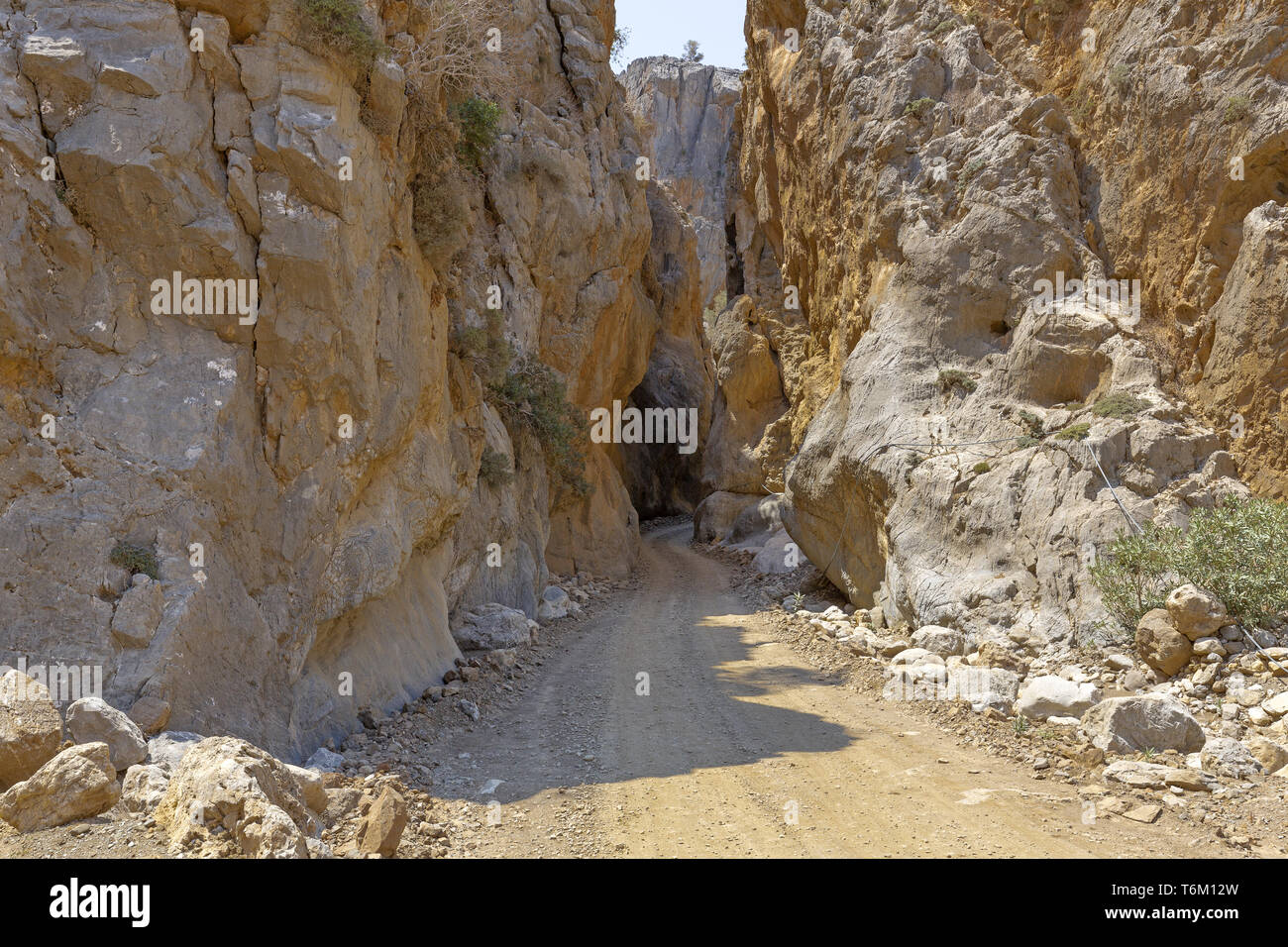 The Gorge of Tripiti, Crete Landscape, Greece Stock Photo - Alamy