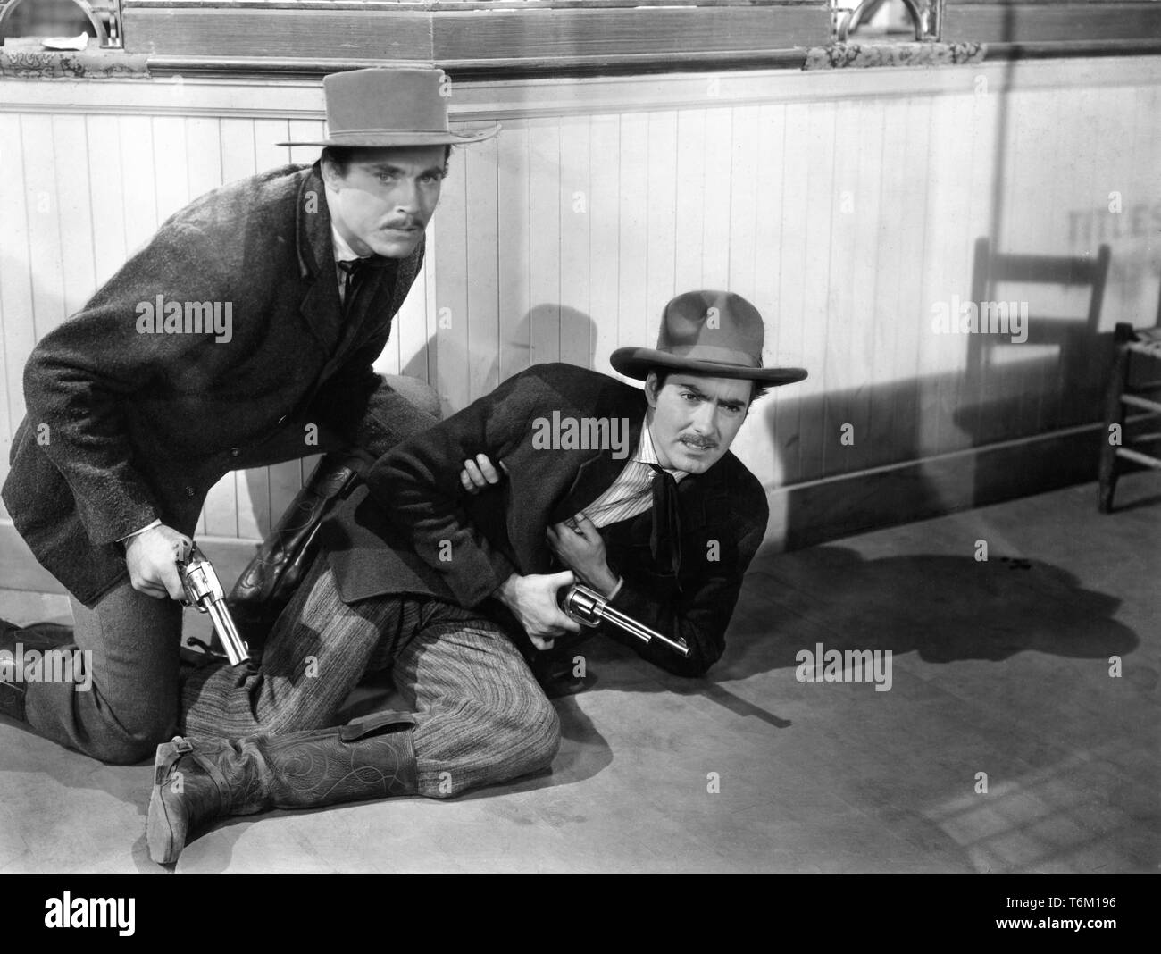 Henry Fonda as Frank James Tyrone Power as Jesse James JESSE JAMES 1939 ...