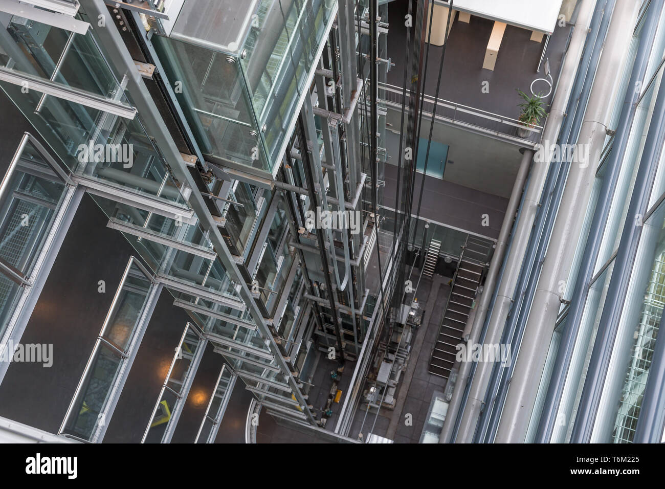 Elevator shaft glass hi-res stock photography and images - Alamy
