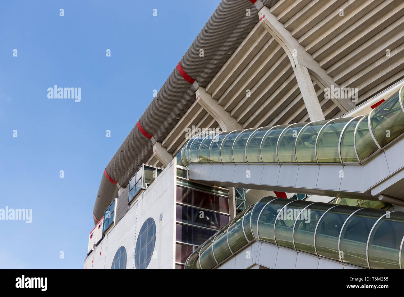 Exterior of a Dutch soccer stadium at Amsterdam Stock Photo - Alamy