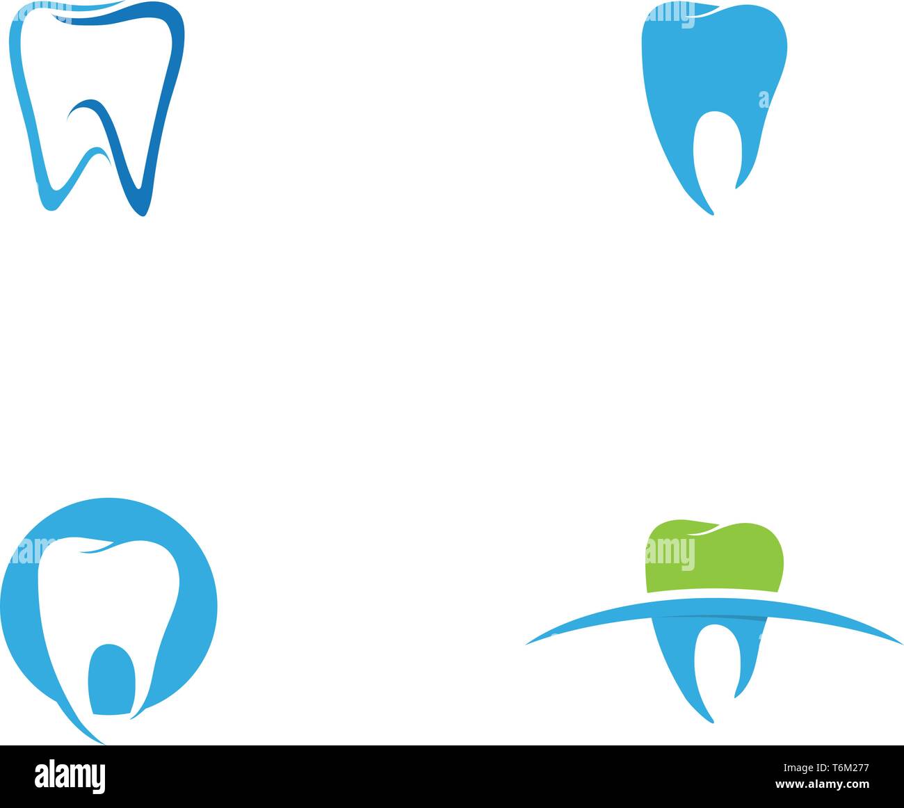 Dental logo Template vector illustration icon design Stock Vector Image ...