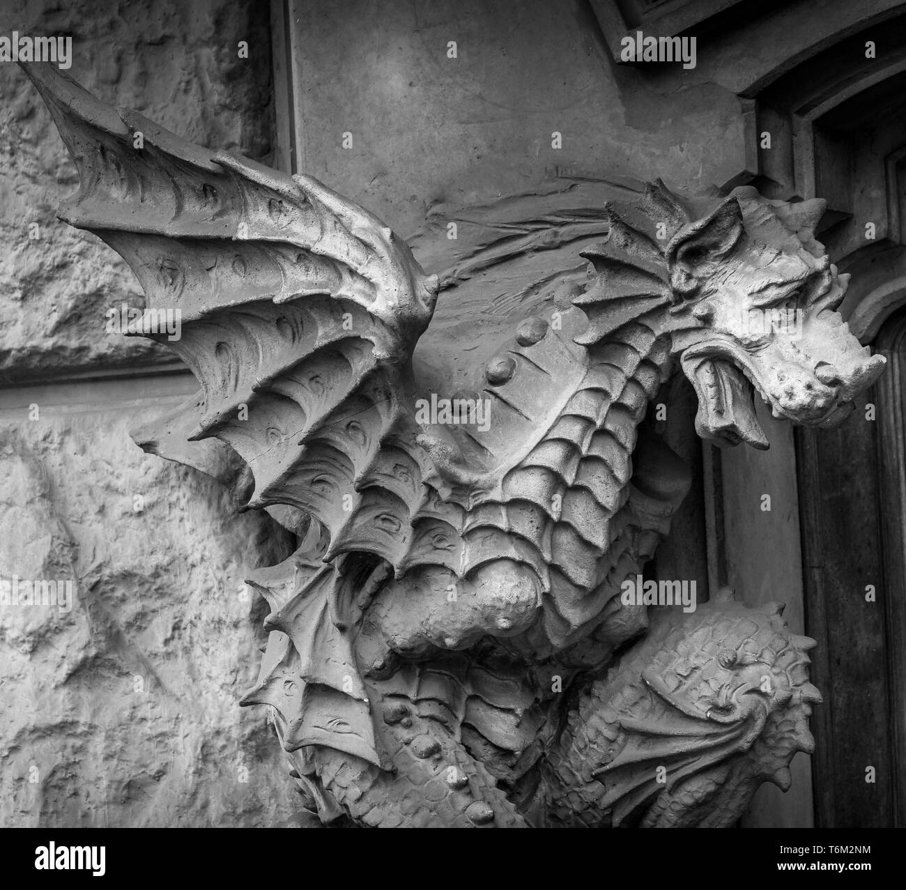 TURIN, ITALY - Dragon on Victory Palace facade Stock Photo - Alamy