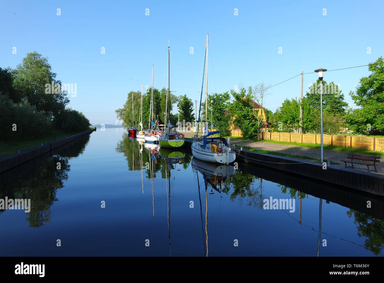 The West Pomeranian Sailing Route, Stepnica Stock Photo - Alamy