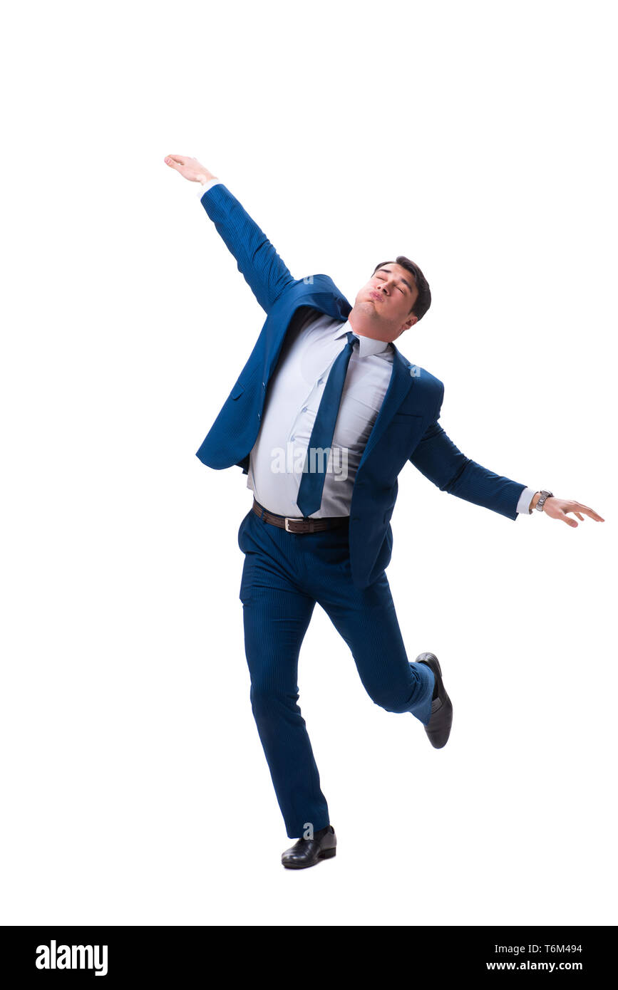 Executive in running pose hi-res stock photography and images - Alamy