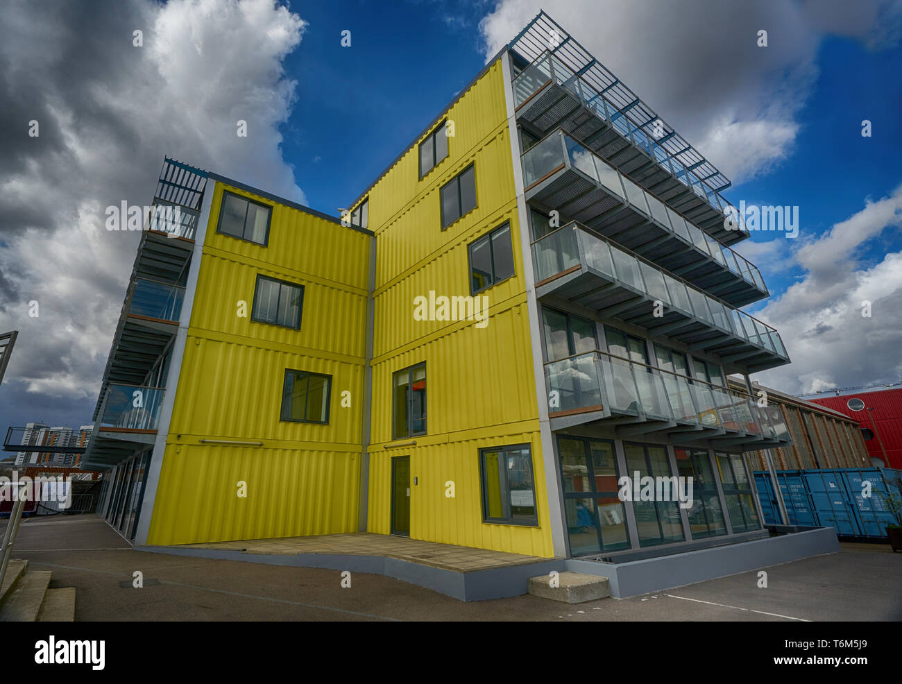 housing made from ship containers Stock Photo - Alamy