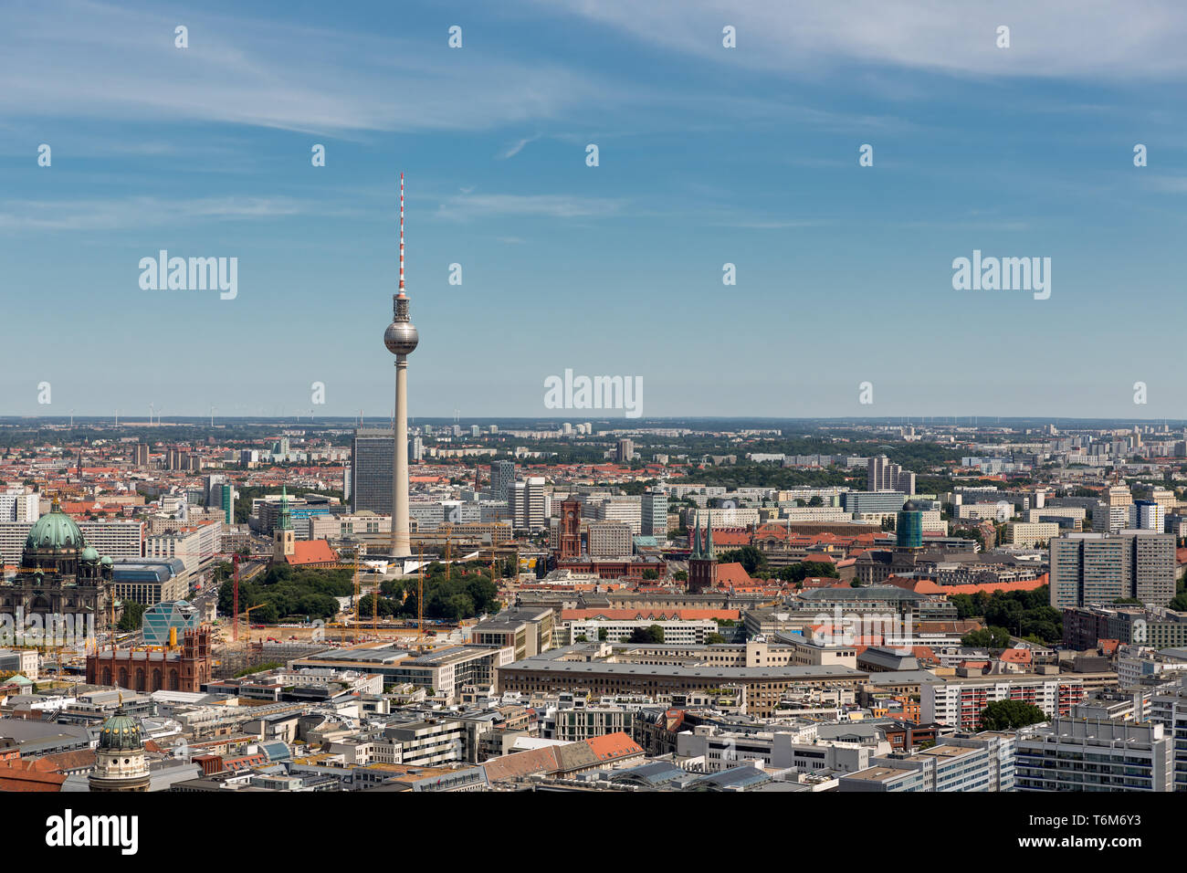 Berlin skyscraper aerial hi-res stock photography and images - Alamy