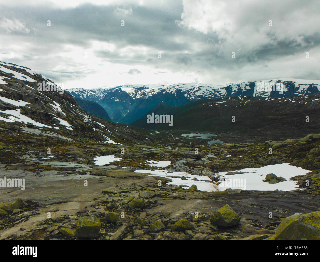 Hike starts from town called Odda. Trolltunga hike, Lake ...